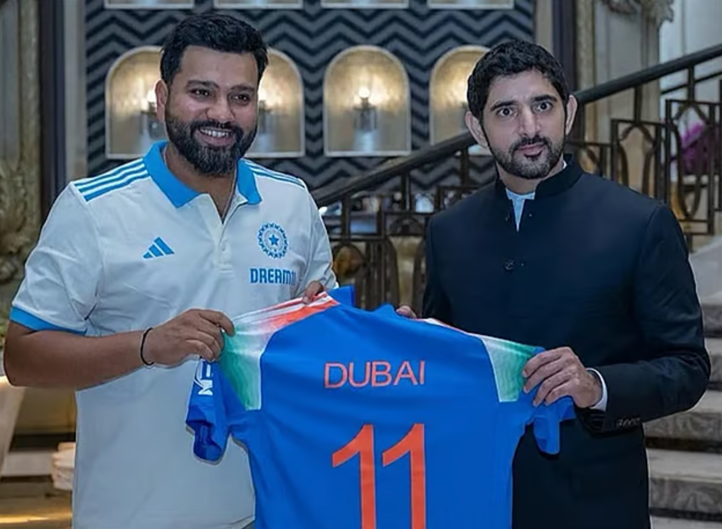 Sheikh Hamdan surprises Indian cricket team in Mumbai : Calls it a ...