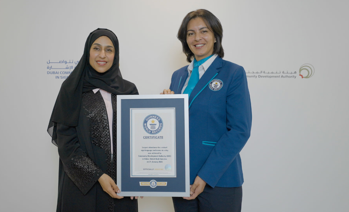 Dubai makes history with world’s largest virtual sign language class ...